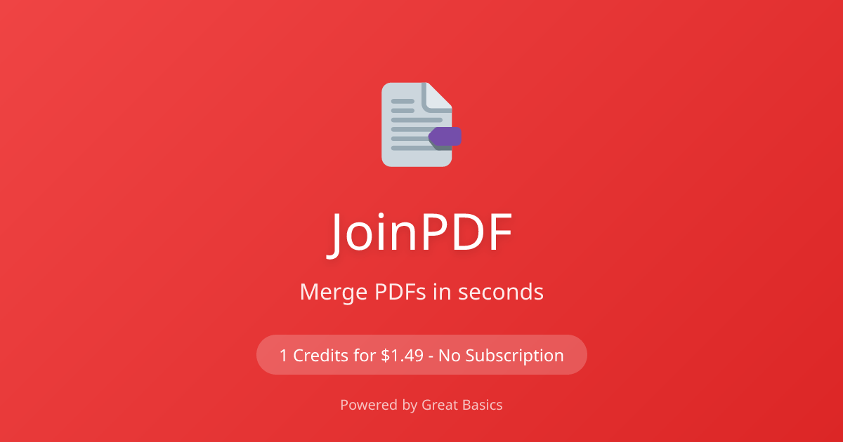 Merge PDF Files Online | JoinPDF - Combine PDFs Free